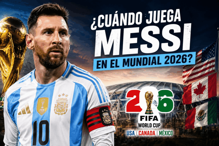 Cuándo juega Messi en el Mundial 2026: partidos de Argentina, fechas y ...